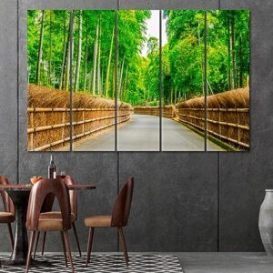 Bamboo Forest Canvas Print 1 Panel / 36x24 inches