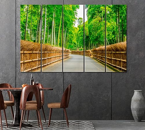 Bamboo Forest Canvas Print 1 Panel / 36x24 inches