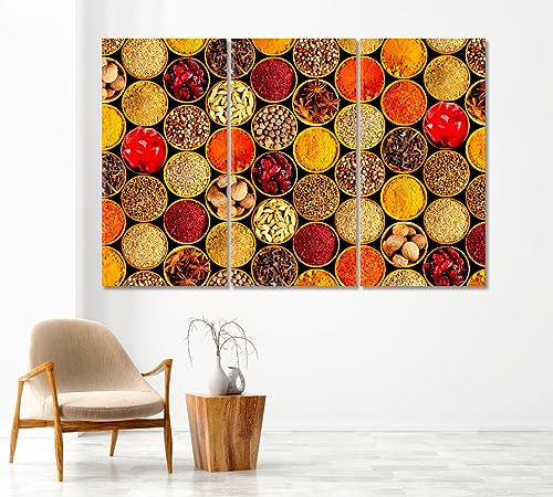 Various Spices Canvas Print 1 Panel / 36x24 inches