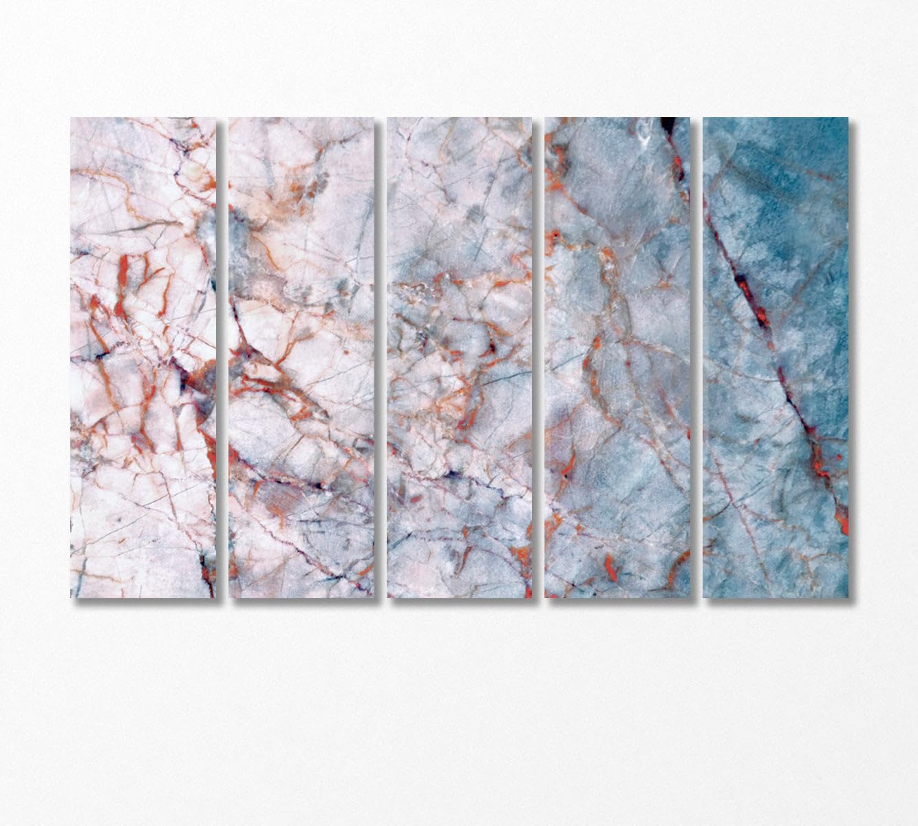 Abstract Natural Stone Pattern Canvas Print 1 Panel / 36x24 inches