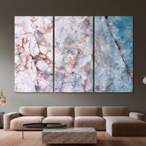 Abstract Natural Stone Pattern Canvas Print 1 Panel / 36x24 inches