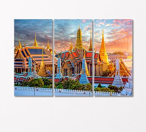 Temple of the Emerald Buddha Bangkok Thailand Canvas Print 1 Panel / 36x24 inches