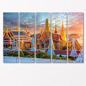 Temple of the Emerald Buddha Bangkok Thailand Canvas Print 1 Panel / 36x24 inches