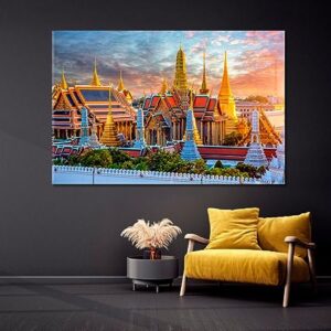 Temple of the Emerald Buddha Bangkok Thailand Canvas Print 1 Panel / 36x24 inches