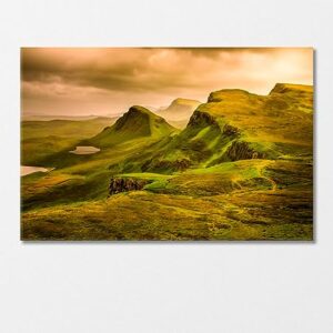 Mount Queering at Sunset UK Canvas Print 5 Panels / 36x24 inches