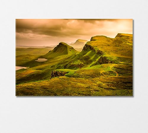 Mount Queering at Sunset UK Canvas Print 5 Panels / 36x24 inches