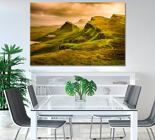 Mount Queering at Sunset UK Canvas Print 5 Panels / 36x24 inches