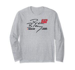 nascar - ryan blaney - signature long sleeve t-shirt