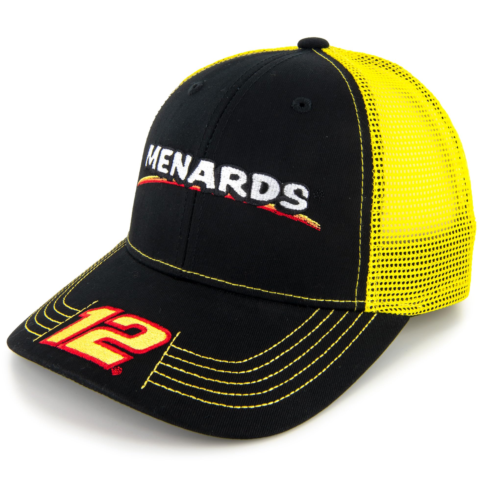 Checkered Flag Sports Ryan Blaney Victory Lane Menards Team Mesh Hat Multicolor