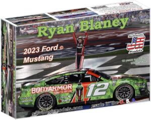 salvinos jr ryan blaney 2023 ba camo adult plastic model car kit 1:24 scale