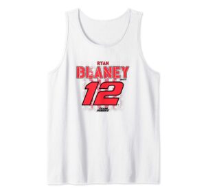 nascar - ryan blaney - flag tank top