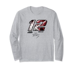 nascar - ryan blaney - laser long sleeve t-shirt