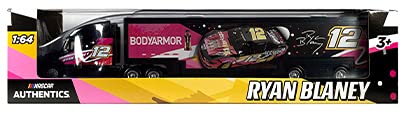 ACTION, Ryan Blaney 2021 #12 1/64 1:64 Scale Diecast Hauler Trailer Truck Tractor Semi Rig Transporter Metal Cab/Tractor, Plastic Trailer, Action