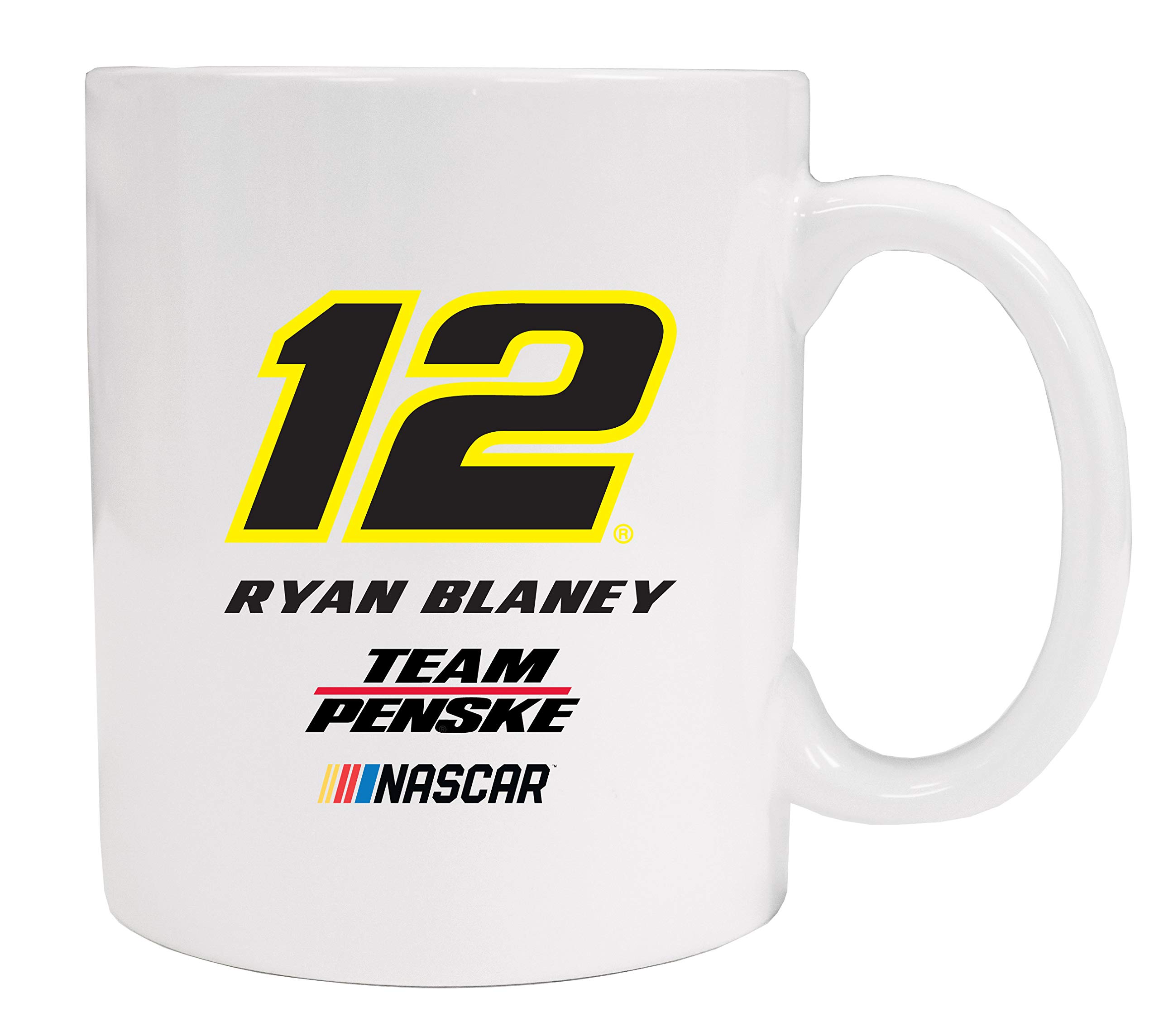 R and R Imports, Inc Ryan Blaney #12 Ceramic White Mug New for 2020 (White).