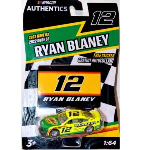 nascars authentics ryan blaney #12, 2022 wave 3