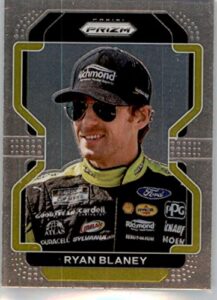 2022 panini prizm profiles racing #79 ryan blaney profiles official nascar trading card in raw (nm or better) condition