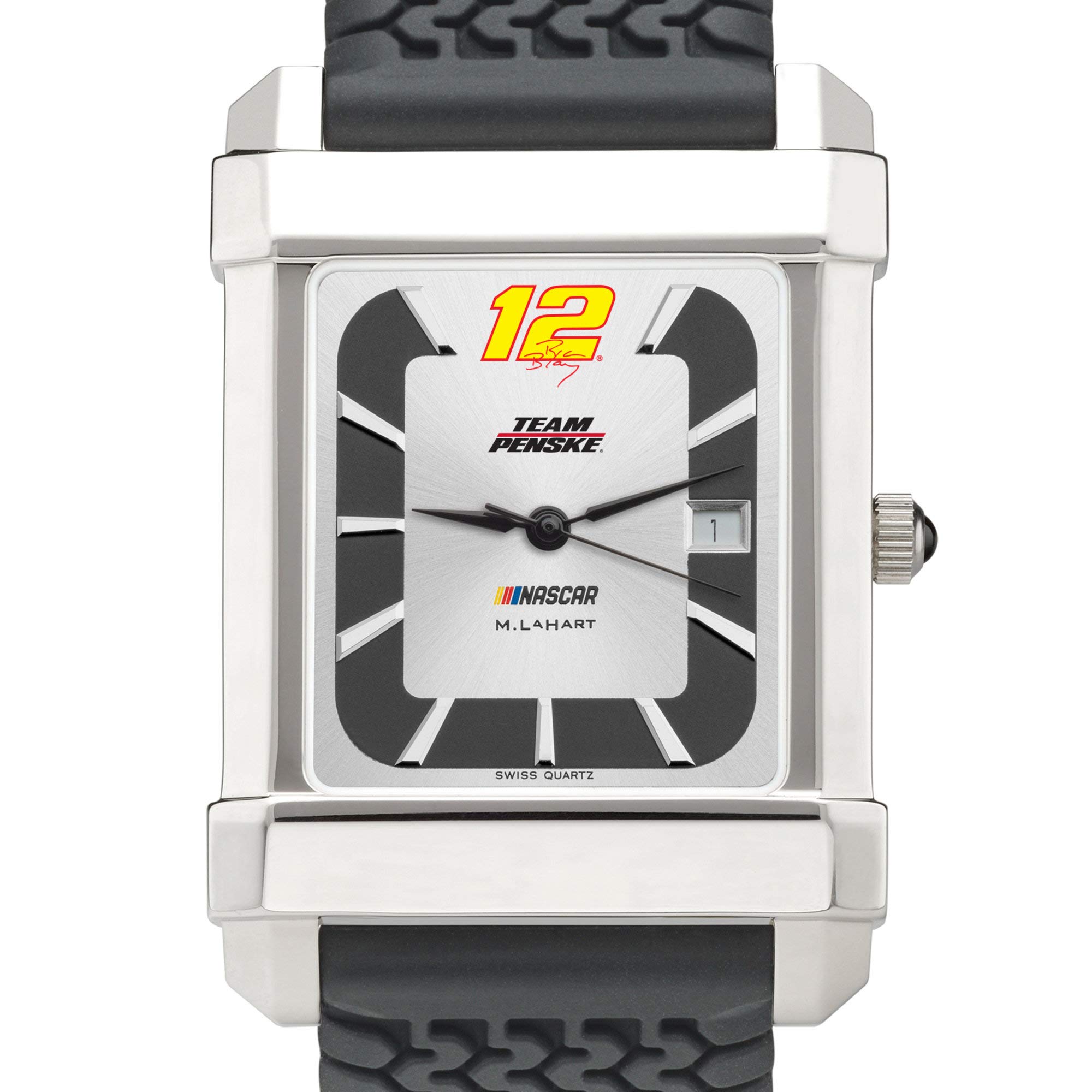 M. LA HART Ryan Blaney #12 Speedway Watch with Rubber Strap