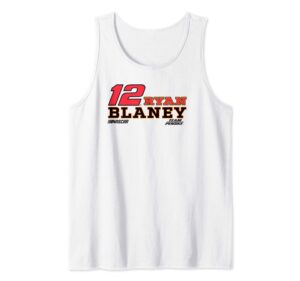 nascar - ryan blaney - driver tank top