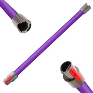 qygba replacement wand tube for dyson stick v15 v11 v10 v8 v7 vacuum parts, extension vacuum replacement parts, 28.7 in (purple)