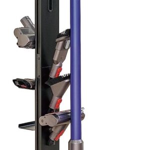 Mount Plus HAB2-HS Premier Aluminum Storage Stand Made for Dyson V15 V12 V11 V10 V8 V7 V6 Cordless Stick Vacuum Cleaner And Floor Robot With 8 Attachment Holders