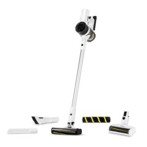 kärcher - vcn 4 cordless stick vacuum - 450 w motor - lcd display - 3 power levels - 71 minute runtime - with accessories,white