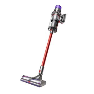 dyson outsize cordless vacuum cleaner, nickel/red, extra large