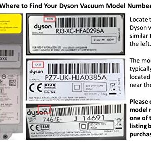 Dyson Genuine Charger Service Assembly, OEM Part # 969350-02, fits Dyson V10 Animal/Absolute/Allergy and V11 Animal/Torque Drive/Outsize