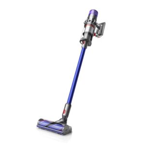 dyson v11 cordless stick vaccum, large, nickel/blue