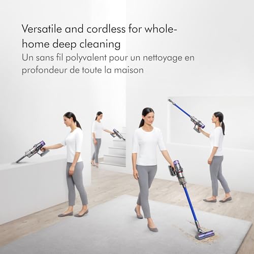 Dyson V11 Cordless Stick Vaccum, Large, Nickel/Blue