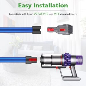 Cabiclean Quick Release Wand for Dyson V15 V11 V10 V8 V7 Cordless Stick Vacuum Cleaners, Attachment Extension Tube (Blue)