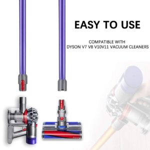 Replacement Wand Compatible with Dyson V15 V11 V10 V7 V8 Cordless Stick Vacuum Cleaner, Quick Release Vacuum Accessories (Purple)