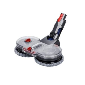 funteck electric mop attachment for dyson v7 v8 v10 v11 v15 vacuum cleaners, including detachable water tank and mop pads