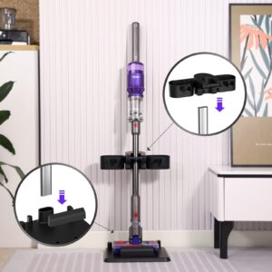 UMLo VS5 Stand Holder for Cordless Vacuum Cleaner Compatible S3 N3S S500 V111 N3/Dyson V7 V8 V10 V11 V15/Tineco, and More Stick Vacuum & Attachments