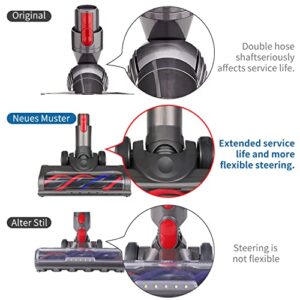 Ancocs Soft Roller Brush for Dyson V7 V8 V10 V11 V15 Vacuum Replacement Parts, Hardwood Floor Attachments with LED Light (D13)