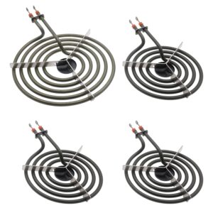 4 pack mp31ya electric range burner surface element by suphomie - compatible with kenmore whirlpool range stove - includes 3 pcs mp15ya 6" and 1 pcs mp21ya 8"