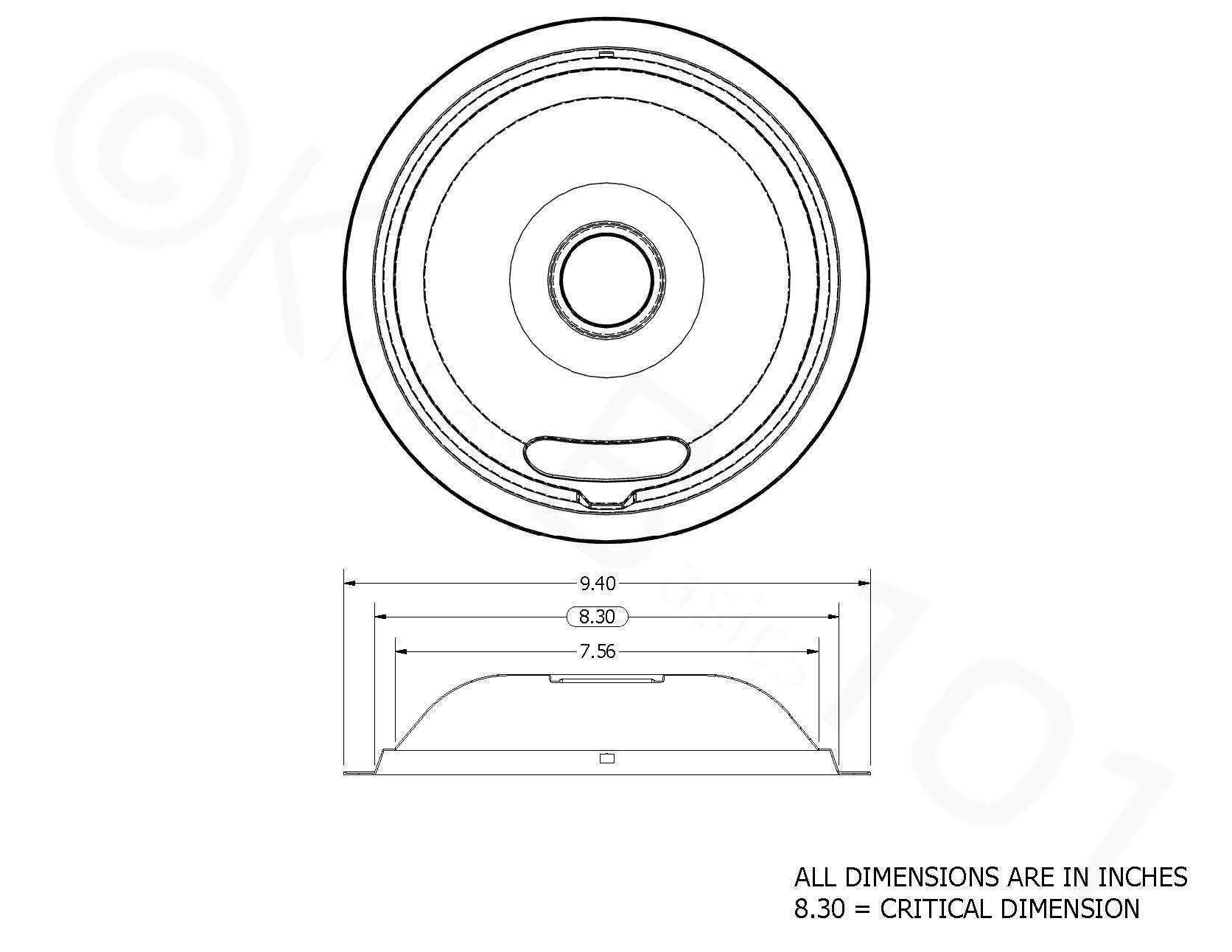 KITCHEN BASICS 101 Made in the USA 316048413 & 316048414 Range Burner Chrome Drip Pans Replacement for Frigidaire Kenmore Electric Stove w/Locking Slots, 2 Small 6-Inch & 2 Large 8-Inch Pans, 4 Pack