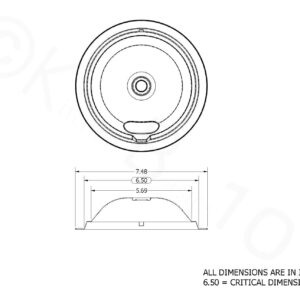 KITCHEN BASICS 101 Made in the USA 316048413 & 316048414 Range Burner Chrome Drip Pans Replacement for Frigidaire Kenmore Electric Stove w/Locking Slots, 2 Small 6-Inch & 2 Large 8-Inch Pans, 4 Pack