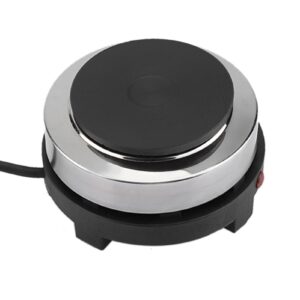 500W Hot Plates for Cooking, Electric Mini Single Burner Hot Plate for Kitchen Outdoor Camping Travel RV, 4 Inch Diameter