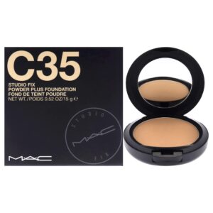 mac studio fix powder plus foundation - c35 foundation women 0.52 oz