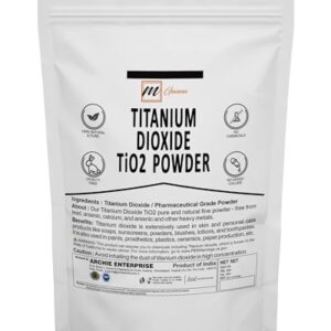 mGanna 100% Natural Non-nano & Uncoated Titanium Dioxide Powder for Skin Hair and Health Care 1 LBS / 454 GMS