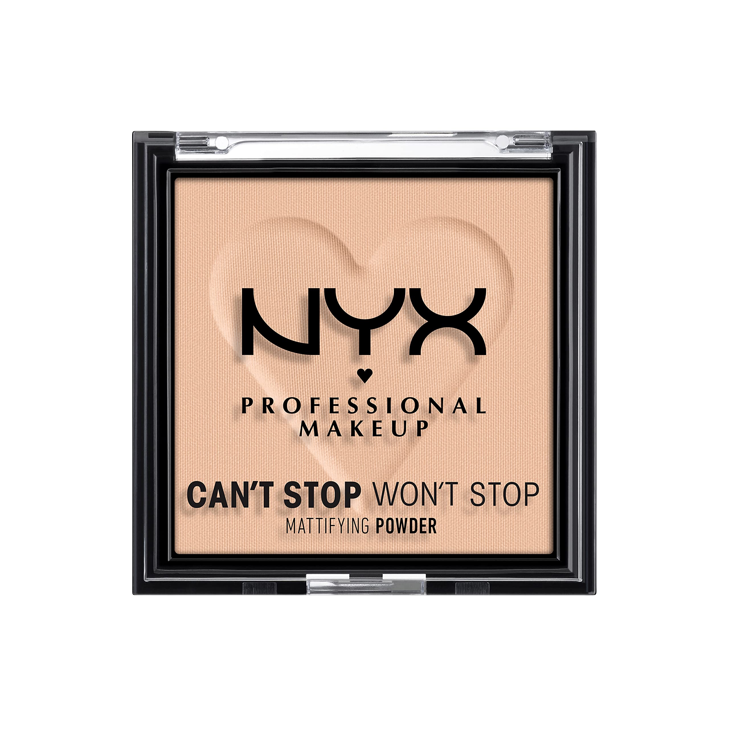 NYX PROFESSIONAL MAKEUP Can't Stop Won't Stop Mattifying Pressed Powder - Light Medium