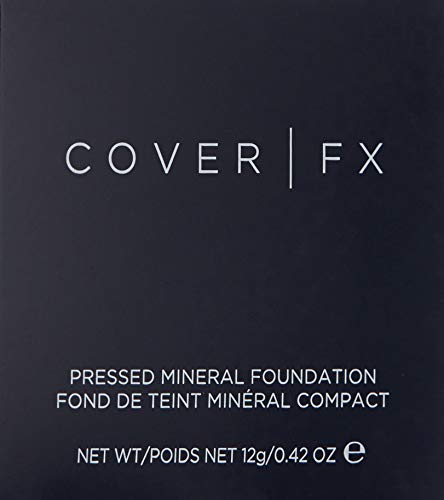 Cover FX Pressed Mineral Foundation: Talc-free Powder Foundation That Provides Buildable Coverage, Weightless Matte finish N110, 0.42 oz.