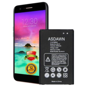 asdawn for lg k10 battery replacement, lg bl-45a1h battery for lg premier lte l61al, lg k10 premier l62vl, lg k420n k430n k425 k428 k428sg ms428 f670l f670k f670s q10