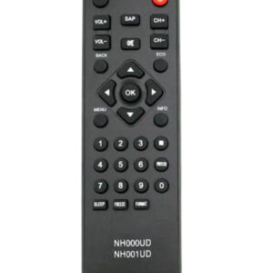 NH000UD NH001UD Replace Remote Control for Emerson TV Remote and for Sylvania TV Remote LC220SL1 LC190SL1 LC320SL1 LC320SLX LC195SLX LC190EM1 LC190EM2 LC195EMX LC220EM1 LC220EM2 LC260EM1 LC260EM2