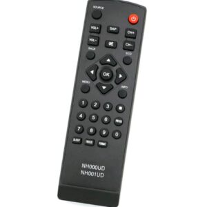 NH000UD NH001UD Replace Remote Control for Emerson TV Remote and for Sylvania TV Remote LC220SL1 LC190SL1 LC320SL1 LC320SLX LC195SLX LC190EM1 LC190EM2 LC195EMX LC220EM1 LC220EM2 LC260EM1 LC260EM2