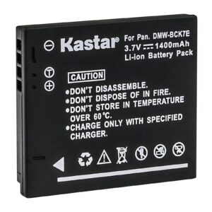 kastar 1-pack dmw-bck7e battery replacement for panasonic lumix dmc-ts25, lumix dmc-ts30, lumix dmc-fh2, lumix dmc-fh4, lumix dmc-fh5, lumix dmc-fh6, lumix dmc-fh7, lumix dmc-fh8 camera