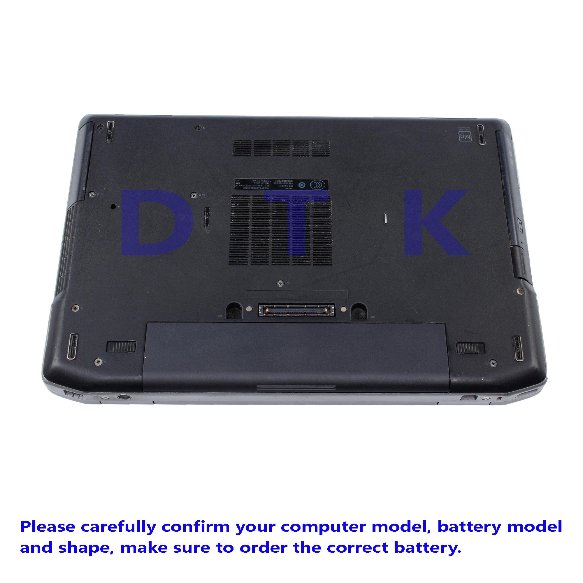 DTK E6420 E5430 E6520 T54fj Battery for Dell E5420 E5530 E6430 E6530 Inspiron 4420 5420 5425 7420 7520 4720 5720 7720 M421R M521R N4420 N4720 N5420 N5720 N7420 N7720 Vostro 3460 3560 Laptop Notebook