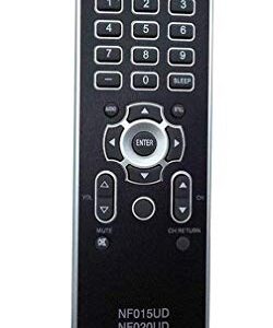 AIDITIYMI NF015UD NF020UD Remote Control Replacement for Emerson Sylvania TV LC320EM1F LC320EM9 LC320SLX LC320SS9 LC321EM9A LC321EM9D LC195SSX LC225SL9 LC320SS8 LC320SS8A LC320SS9B LC321SS9B