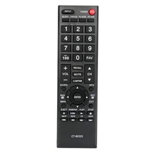 ct-90325 remote control replacement fit for toshiba tv 55s41u 32e200u 32c100u1/2 32dt1u 55ht1 55g310u 19av600u 22av600u 22sl400u 24sl410u 26c100u 26sl400u 32c10u 32c110u 32sl410u