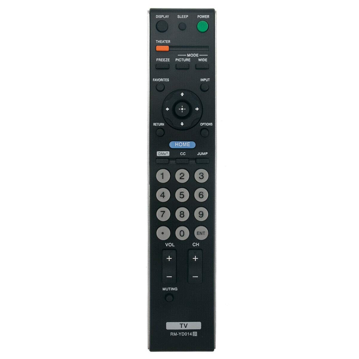 NKF US New RM-YD014 Replace Remote for Sony TV KDL-52XBR4 KDF-37H1000 KDL-40V3000